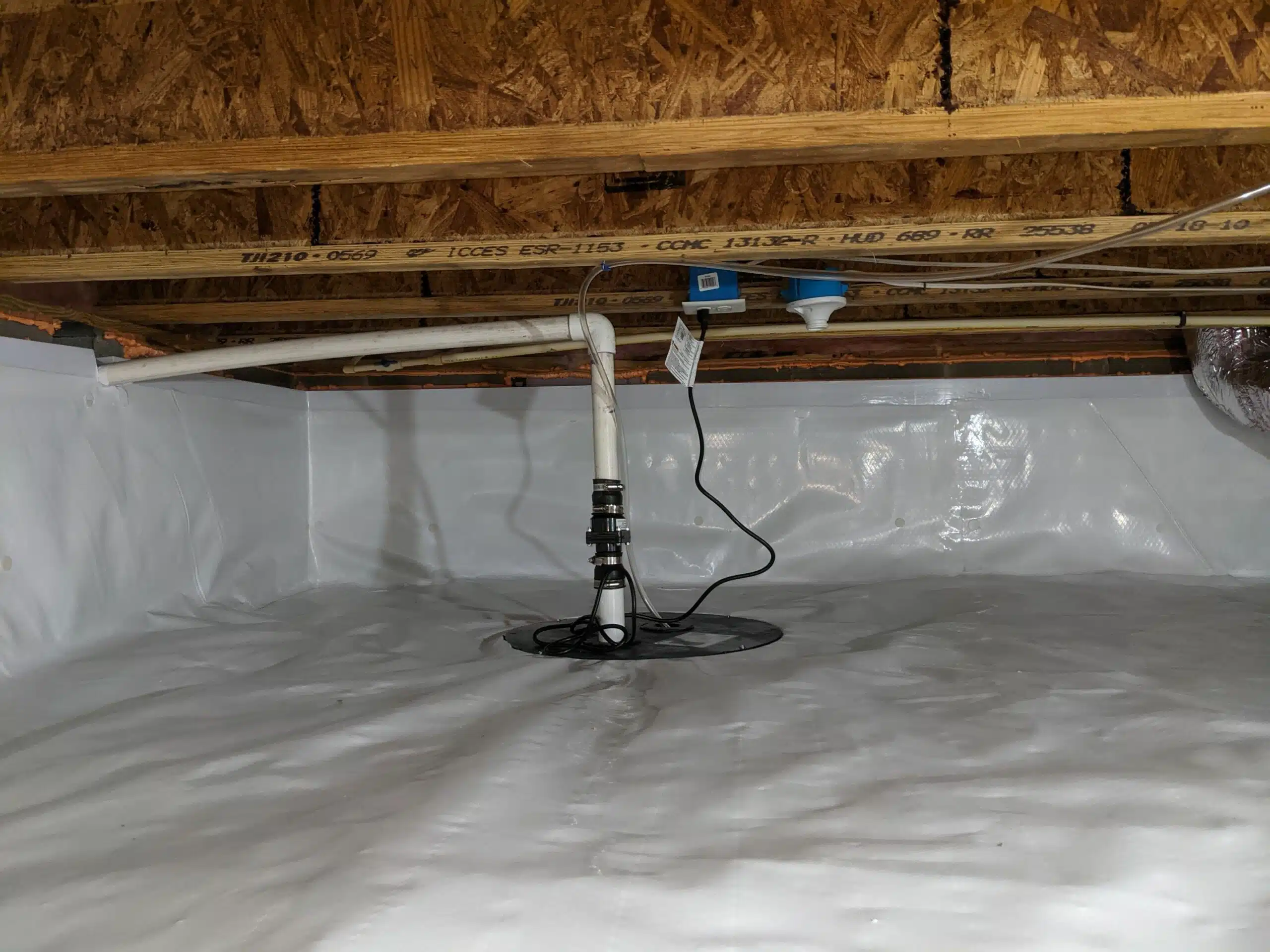 Drain system - Seaside Crawl Space